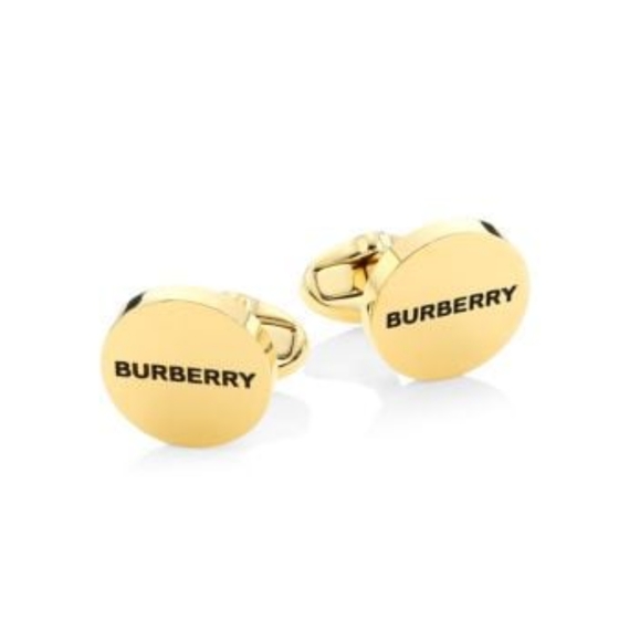 Burberry | Accessories | Burberry Logo Engraved Cufflinks | Poshmark